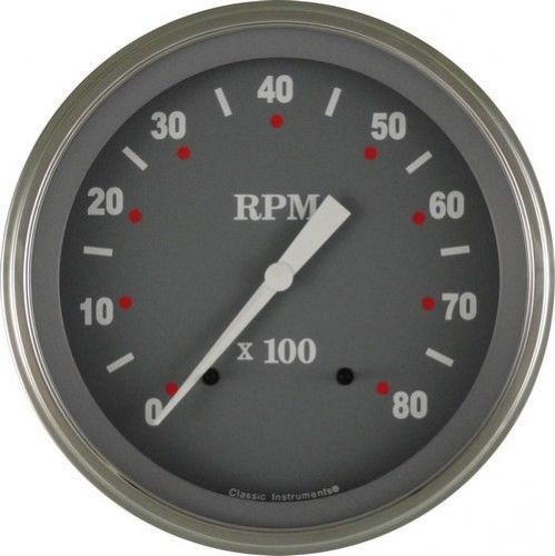 Find Classic Instruments SG71SLF Tachometer 8,000 RPM - Silver Grey ...