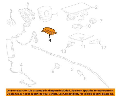 Find GM OEM Supplemental Restraint System-Control Module 23243444 in ...