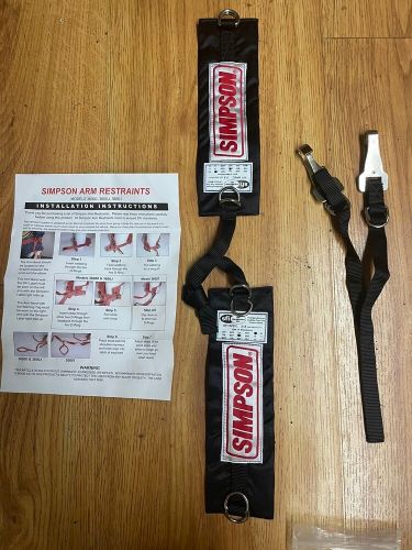 Find NOS Simpson Racing Arm Restraints 36001BK in MD, United States ...