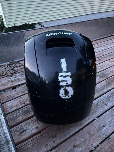 Find 8M0159538 Upper Top Cowl Engine Cover - Mercury 4 Stroke Outboard ...