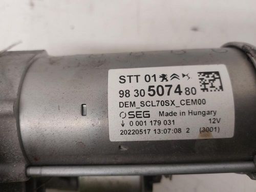 Find 2022 VAUXHALL MOKKA Mk2 1.2L Petrol Automatic Starter Motor in ...