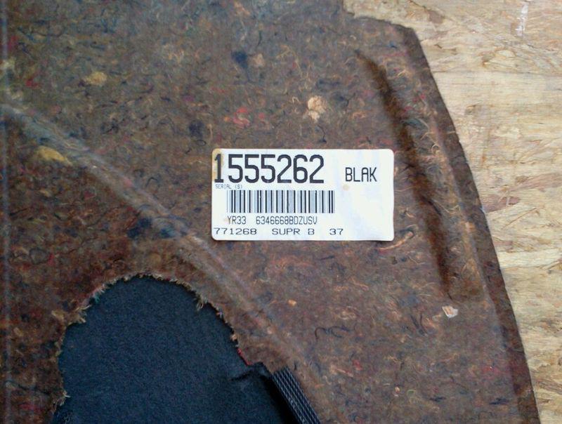 Find 94-04 Ford Mustang Mach 460 rear speaker deck (black) in Whiteland ...