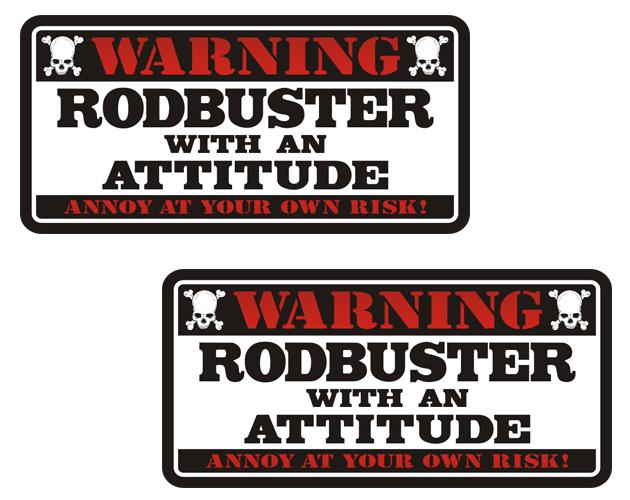 Find Rodbuster Warning Decal SET 3"x1.5" Concrete Hard Hat Vinyl ...