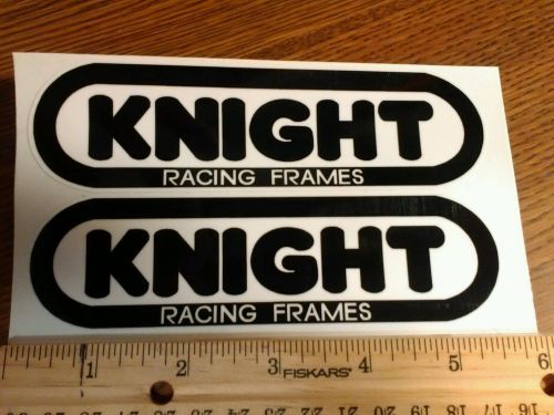 Sell KNIGHT RACING FRAMES (BLACK) DECAL FLAT TRACK in West Plains ...