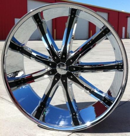 Sell 24" INCH WHEELS RIMS CHROME DW29 6X139.7 AVALANCHE 2001 2002 2003 ...