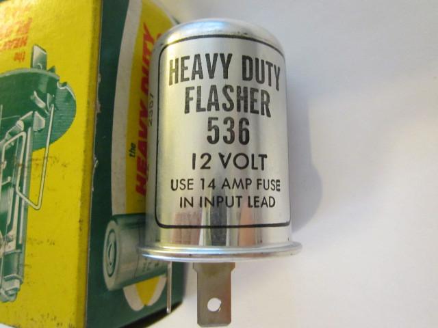 Sell VINTAGE NEW - IDEAL PARKER HEAVY DUTY FLASHER # 536 -- 12 Volt - 2 ...