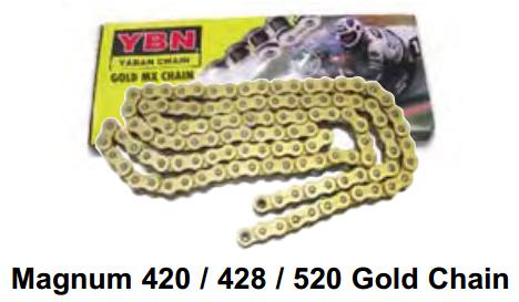 Sell MAGNUM 428 GOLD CHAIN 428 X 136 OFF ROAD DIRT TRAIL RIDE MOTO in ...