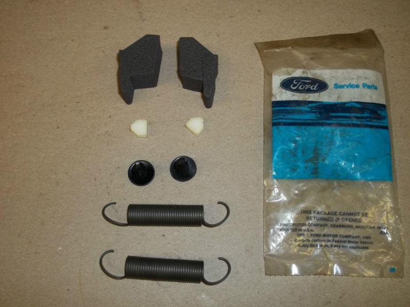 Sell FORD MOTOR COMPANY, HOOD BUMPERS, SPRINGS, CLIPS SET "NOS" in ...