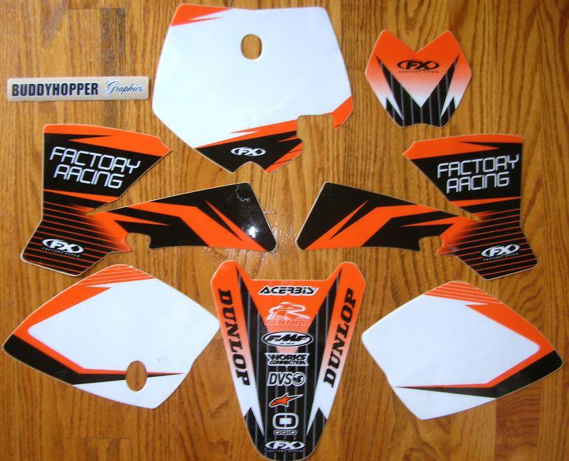 Purchase FACTORY EFFEX KTM50 FULL EVO 6 GRAPHICS DECALS KIT KTM KTM 50 SX50 (02-08) in Freeport ...