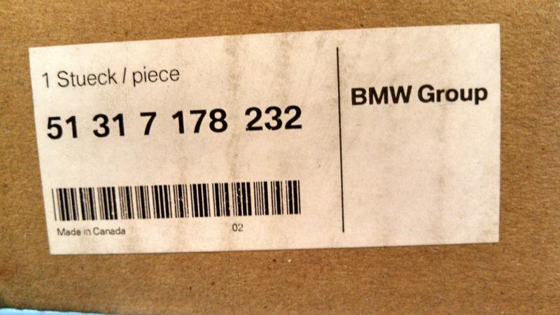 Purchase BMW 51317178232 GENUINE OEM FACTORY ORIGINAL UPPER MOLDING in ...