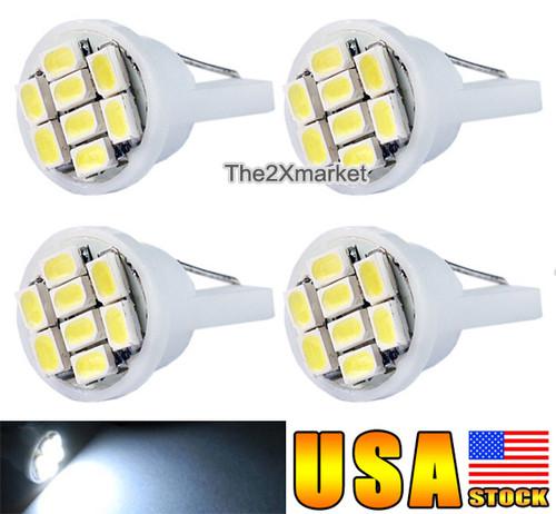 Purchase 4 X Pure White LED Dome Light Bulbs T10 916 447 904 906 SMD ...