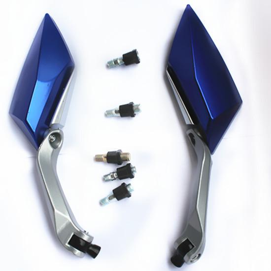 Purchase Blue Custom Side Mirrors For Yamaha V Star 250 650 950 1100 ...