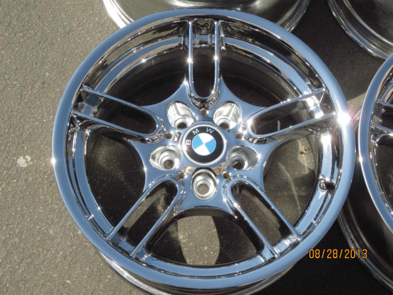 Purchase 17" BMW 540i SPORT FACTORY OEM CHROME WHEELS M5 525i 528 530 ...