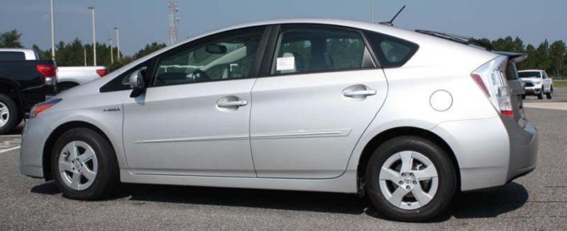 Purchase 2010-2013 TOYOTA PRIUS 8S6 NAUTICAL BLUE PAINTED DOOR MOLDINGS ...