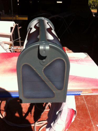 Buy Hot Rod Rat Rod Custom Painted Flamed Mailbox Home Shop Garage ...