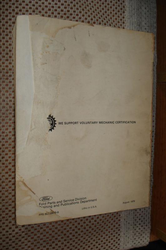 Buy 1979 FORD TRUCK SHOP MANUAL ORIGINAL BODY CHASSIS SERVICE BOOK ...