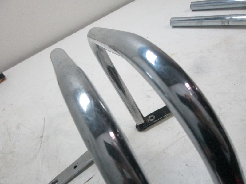 Buy HONDA 1975 GL1000 GL 1000 CHROME ENGINE GUARDS CASE SAVERS CRASH ...