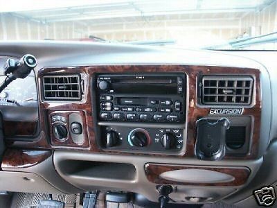 Buy FORD EXCURSION XLT INTERIOR BURL WOOD DASH TRIM KIT SET 2000 2001 ...