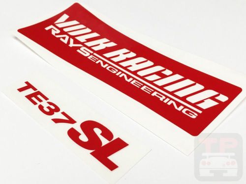 Buy 4 Pair Set RAYS VOLK RACING TE37SL Repair Spoke Sticker Rim Sticker ...