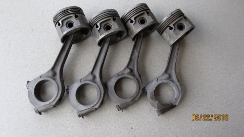 Purchase OEM GM LT-1 350 TRW Forged Pistons & Pink Connecting Rods 70 ...