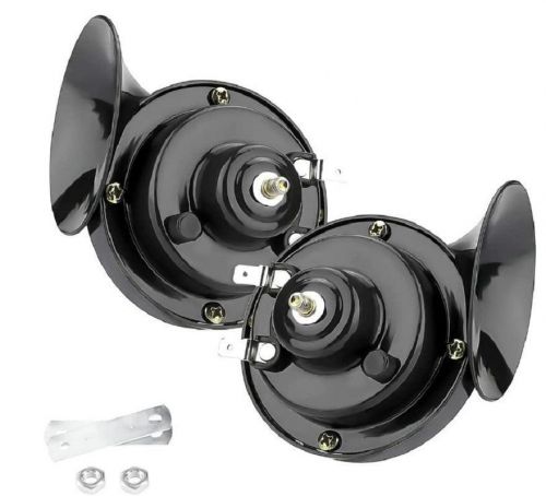 Buy 2pcs Universal Loud Car Horn 12v Electric Snail Train Horn Super ...
