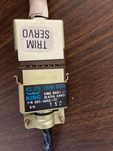 Buy Bendix/King KFC 150 Autopilot KS 179 Trim Servo P/N 065-0052-06 in ...