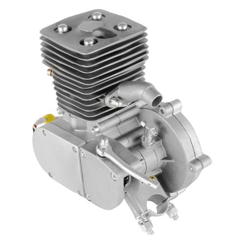 Buy Silver 100CC 2-Stroke Gas Petrol Engine Motor Kit Motorized Bicycle ...
