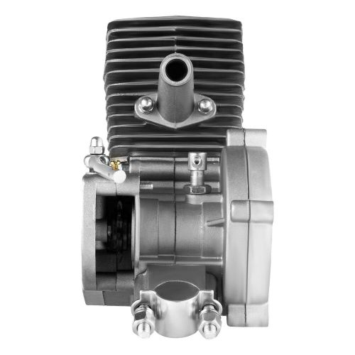 Buy Silver 100CC 2-Stroke Gas Petrol Engine Motor Kit Motorized Bicycle ...