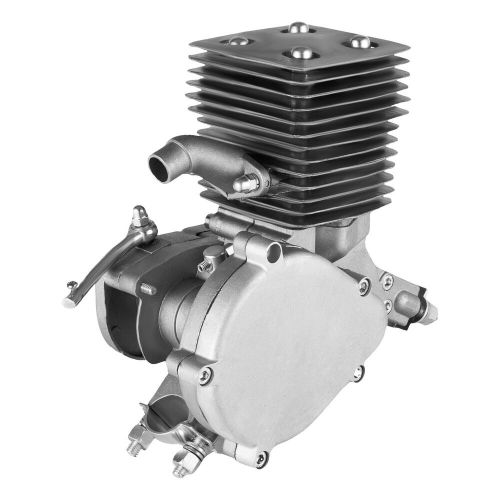 Buy Silver 100CC 2-Stroke Gas Petrol Engine Motor Kit Motorized Bicycle ...
