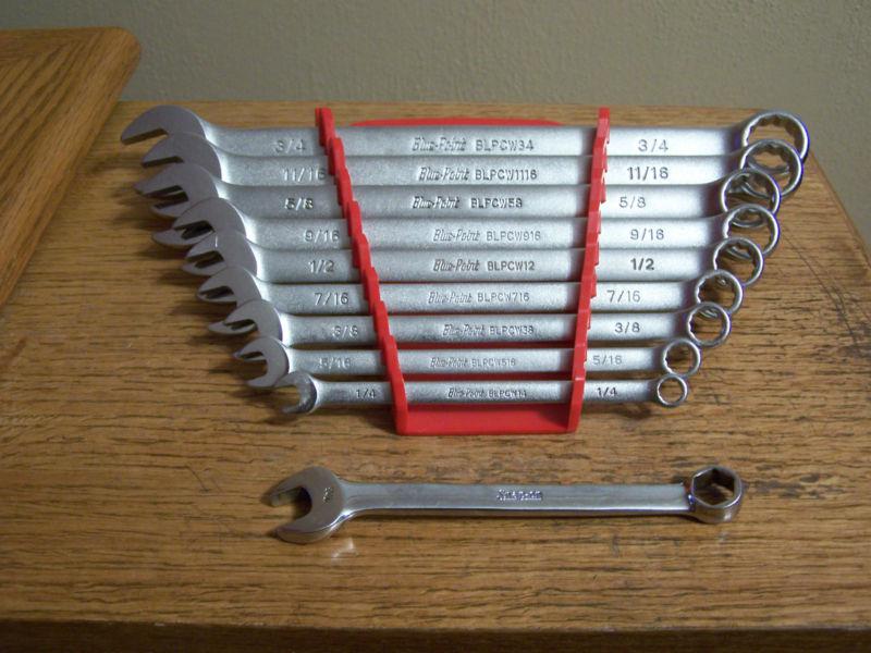 Buy Blue-Point Tools 9 Pc SAE Combination 12 Point End Wrench Set ...