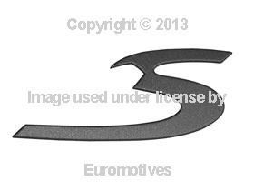 Buy Porsche 996 (02-05 4s) Carrera Decklid Emblem 'S' grey oem 4 rear ...