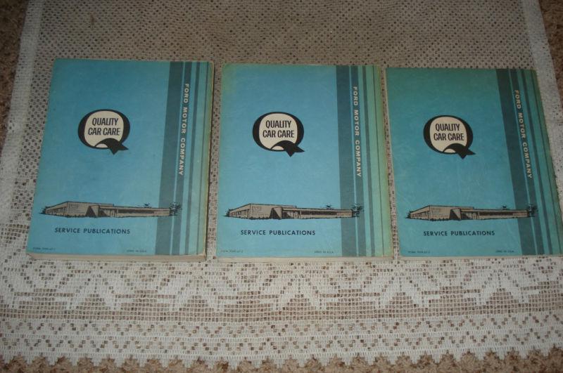 Buy 1967 FORD TRUCK SHOP MANUAL SET ORIGINAL SERVICE BOOKS OEM REPAIR ...