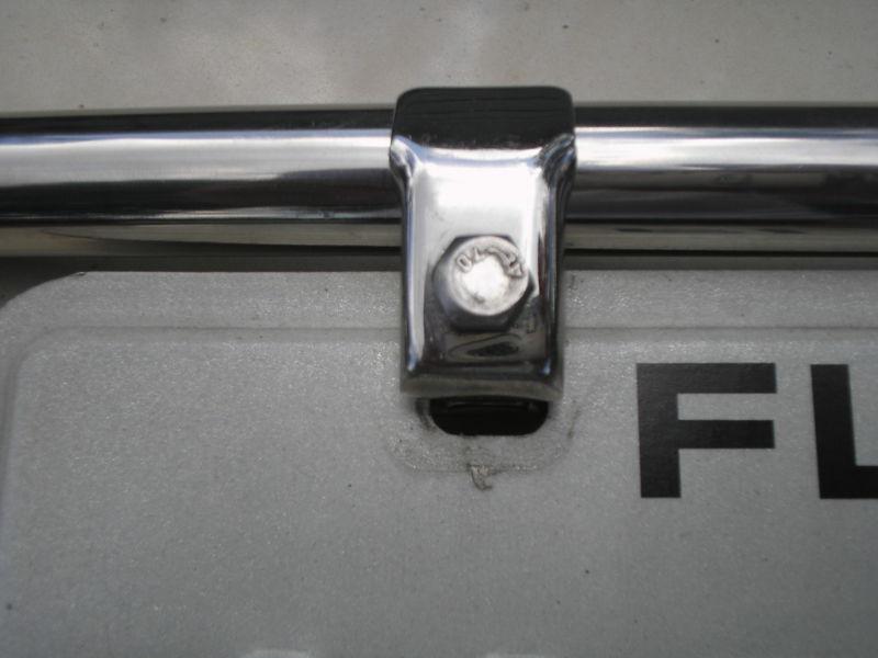 Buy Model A Front License Plate Clamps Polished Stainless Steel / Hot ...