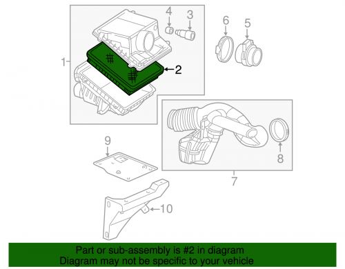 Find Genuine GM Air Filter 22845992 in Woodlawn, Virginia, United ...