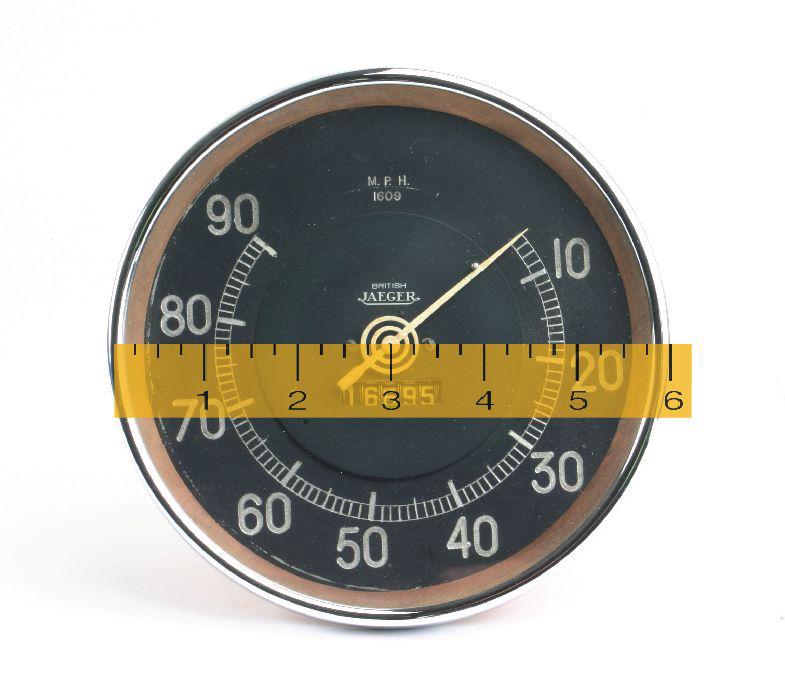 Find Vintage Jaeger Speedometer - Rare 6" Diameter - Bentley Bugatti ...