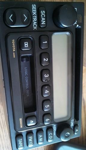 Find 98 99 00 01 02 Toyota 4runner camry Deluxe CD Tape Radio Head Unit ...