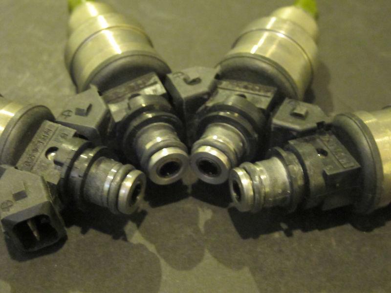 Find Mitsubishi Eclipse Black Top Fuel Injectors INP-018 MDL450 Civic ...