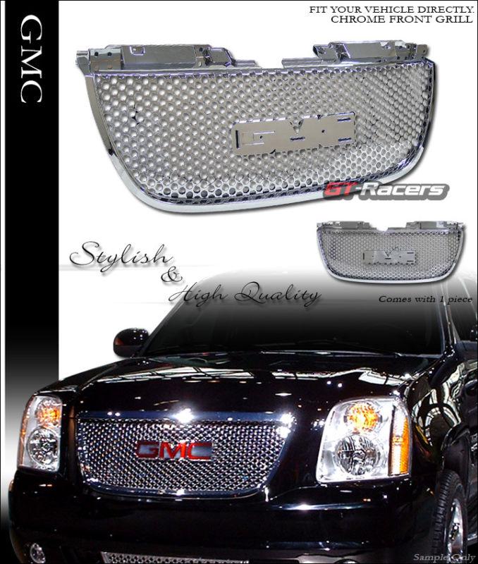 Sell CHROME ROUND HOLE MESH FRONT HOOD BUMPER GRILL GRILLE 2007-2012 ...