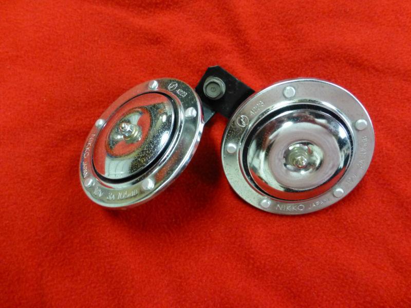 Sell 82-86 1982 HONDA CB450SC CB450 NIGHTHAWK NIKKO LOW/HIGH TONE HORNS ...