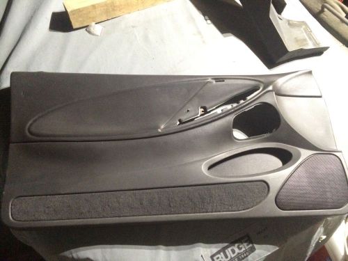 Sell 99 00 01 02 03 04 Ford Mustang LH Drivers Door Panel Charcoal ...
