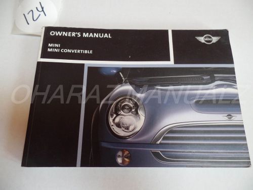 Sell 2006 Mini cooper Convertible Owner Owners Owner's Manual in ...