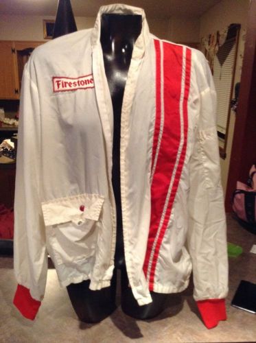 Sell vintage firestone jacket w/ patches retro racing jacket in ...