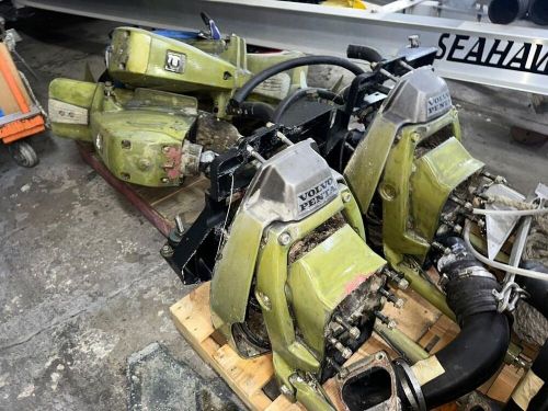 Sell Pair Twin Volvo Penta D3-200 A-F 200HP Diesel Transom SternDrives ...