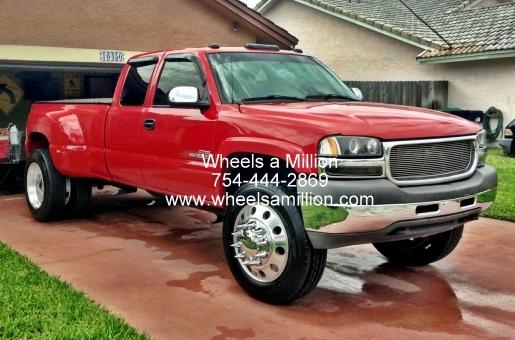Sell 22.5's ALCOA CLASSICS DUALLY WHEELS W/NEW TIRES FORD DODGE CHEVY ...