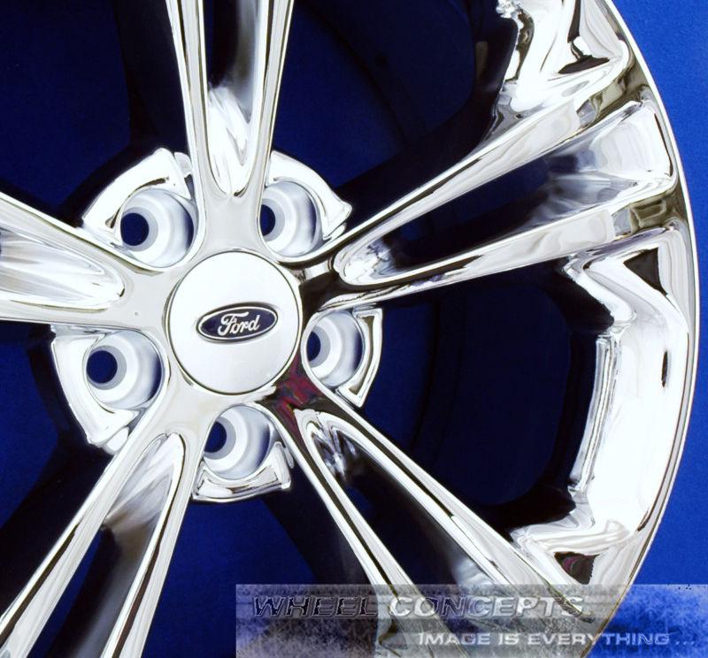 Sell FORD TAURUS 18 INCH CHROME WHEEL EXCHANGE NEW CHROME 18" RIMS 3922 ...