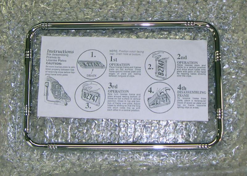 Buy Adjustable License Plate Frame for Standard/Large Plate Ratrod ...