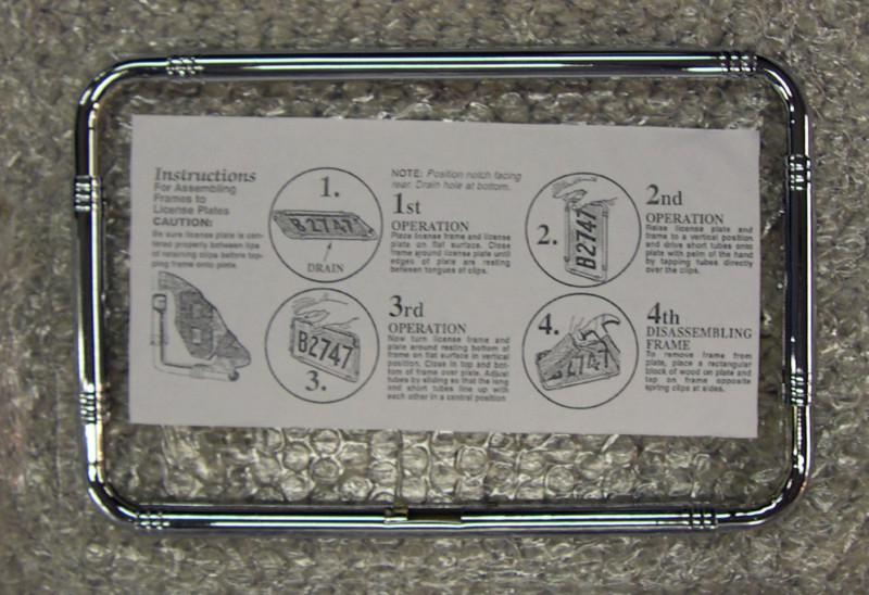 Buy Adjustable License Plate Frame for Standard/Large Plate Ratrod ...