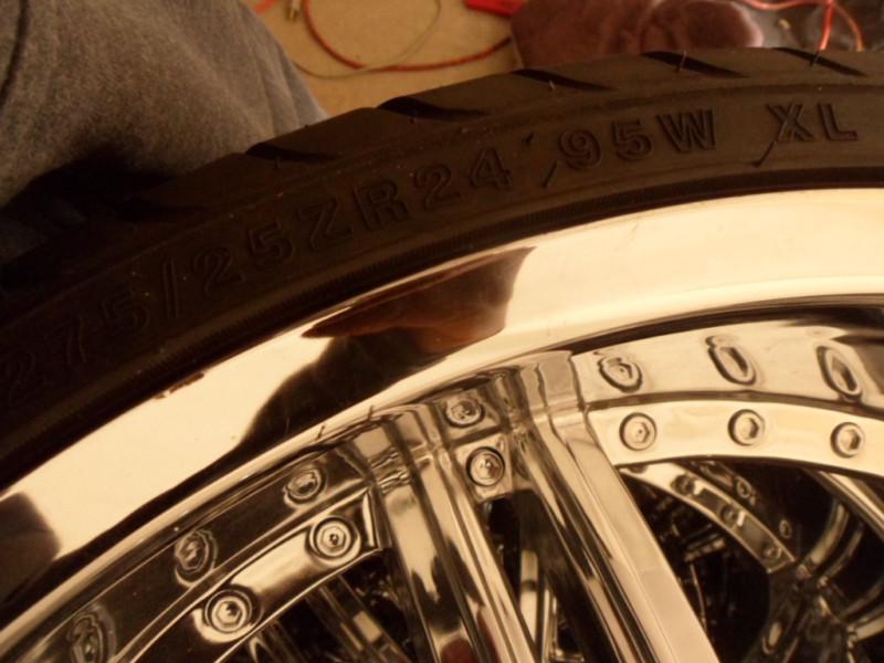 Buy 24 Inch Stonz Chrome rims on Lexani tires lug 5x4.75 in ...