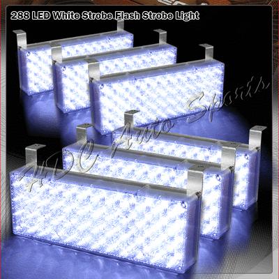 Buy 6x 48 LED Panel Bright LED Emergency Hazard Warning Strobe Lights ...