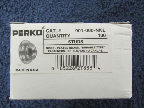 Buy 100 ~ Canvas Stud Fastener Boat Cover Hardware Nickel Perko ...